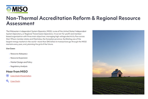 How MISO Utilizes PLEXOS for Enhanced Resource Adequacy